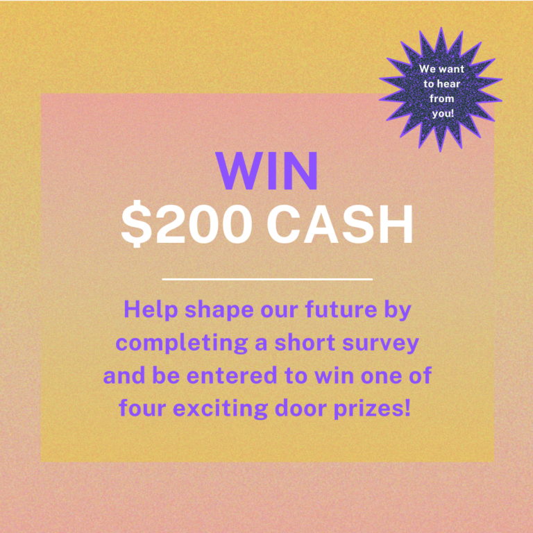 Community Building Survey & Door Prize Drawing - Tlingit & Haida WA Chapter